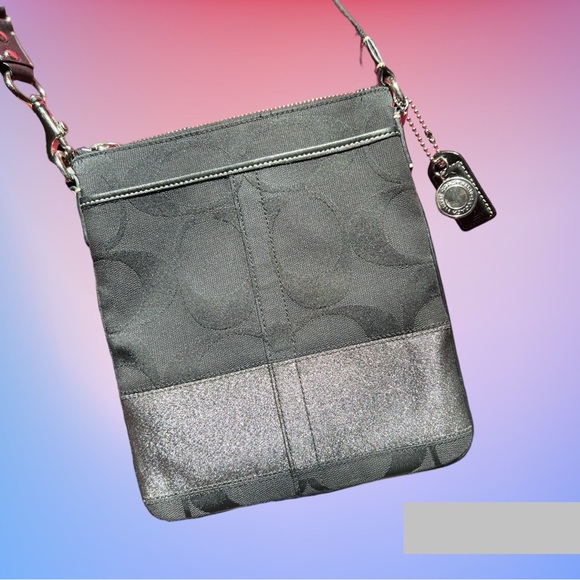Coach | Bags | Coach Signature Monogram Swing Crossbody Bag | Poshmark